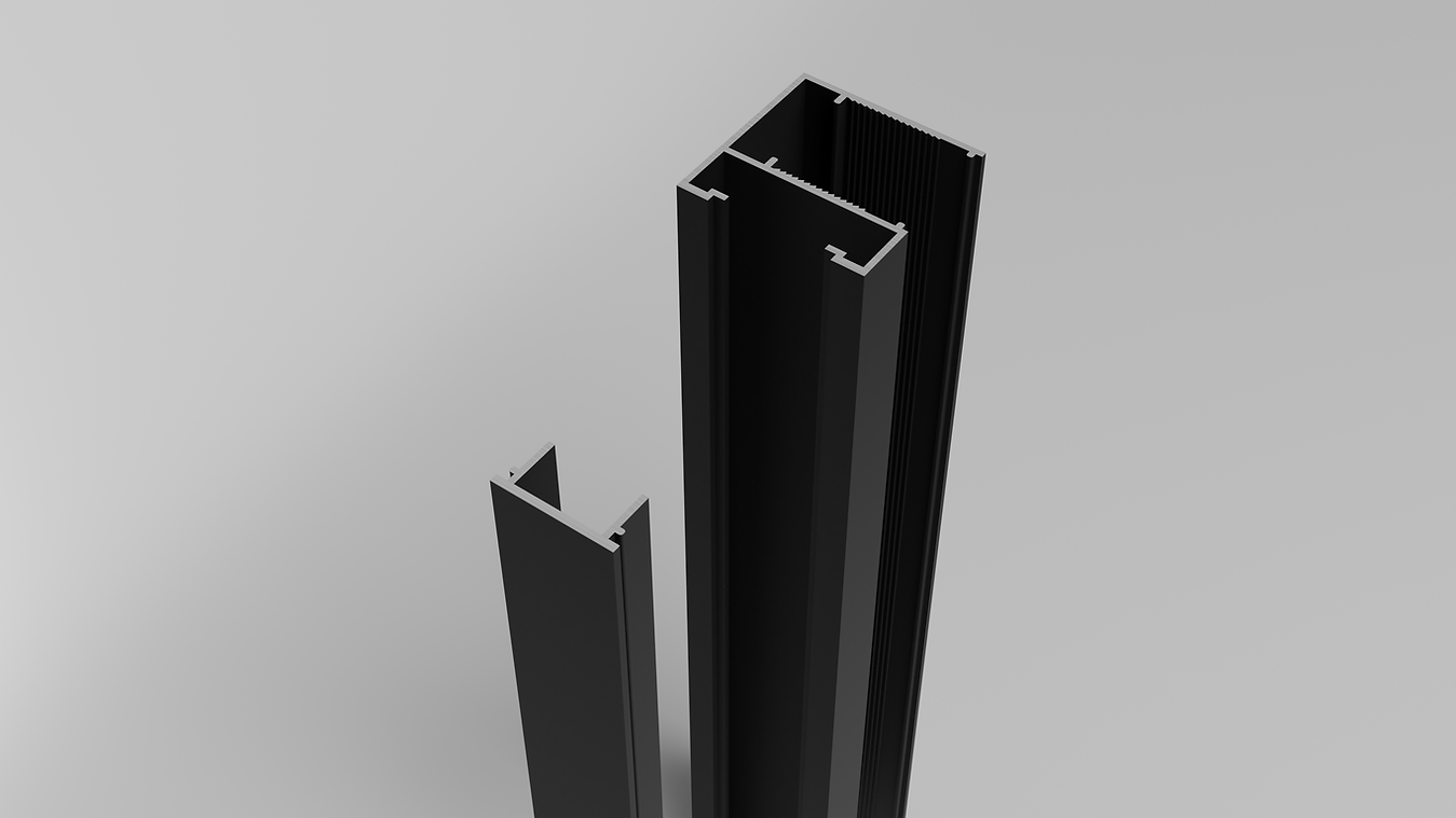 30x30 U Channel for DIY Horizontal Maxi Slat – Alumatin Screens