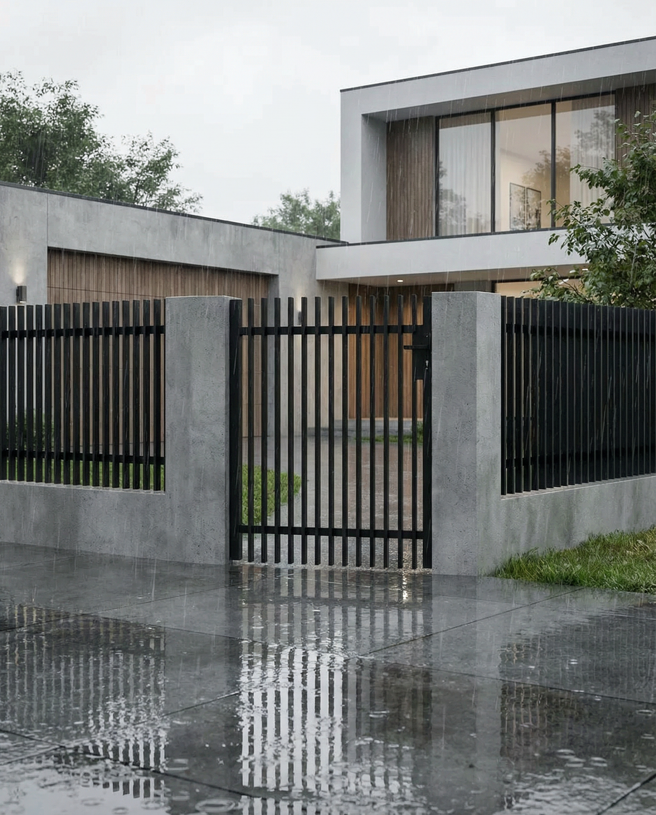 Aluminium Pedestrian Gates – Alumatin Screens