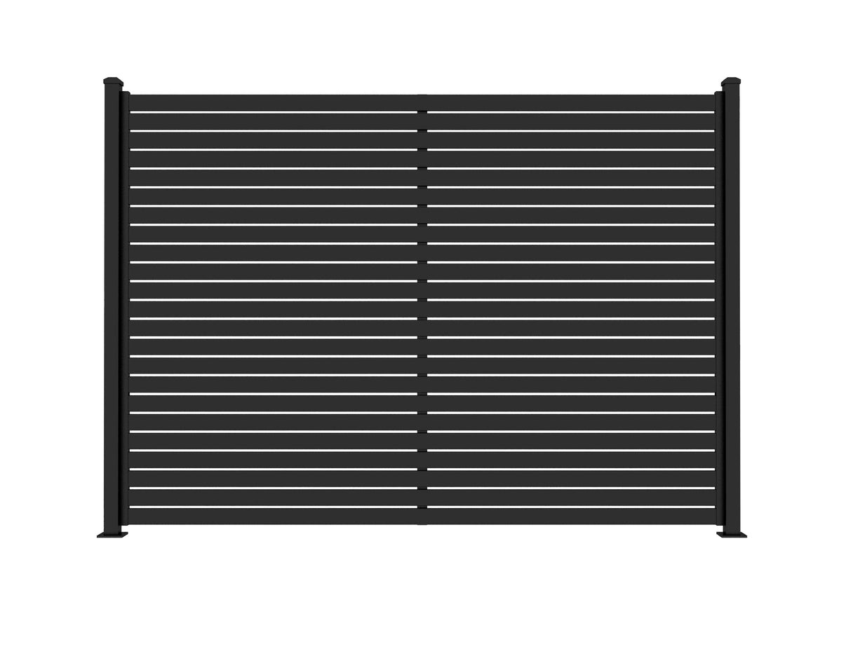 DIY Horizontal Maxi Slat Panel (1200mm high x 2400mm wide) – Alumatin ...