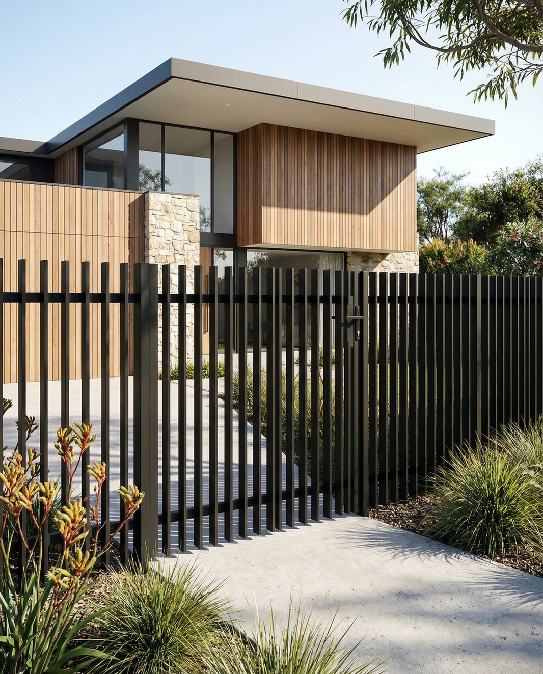 Aluminium Pedestrian Gates – Alumatin Screens